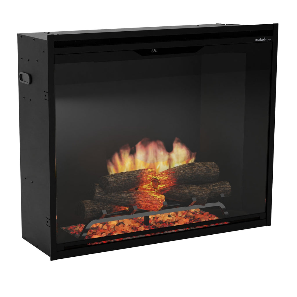Dimplex Revillusion 36" Portrait Built-in Firebox - Black – The ...