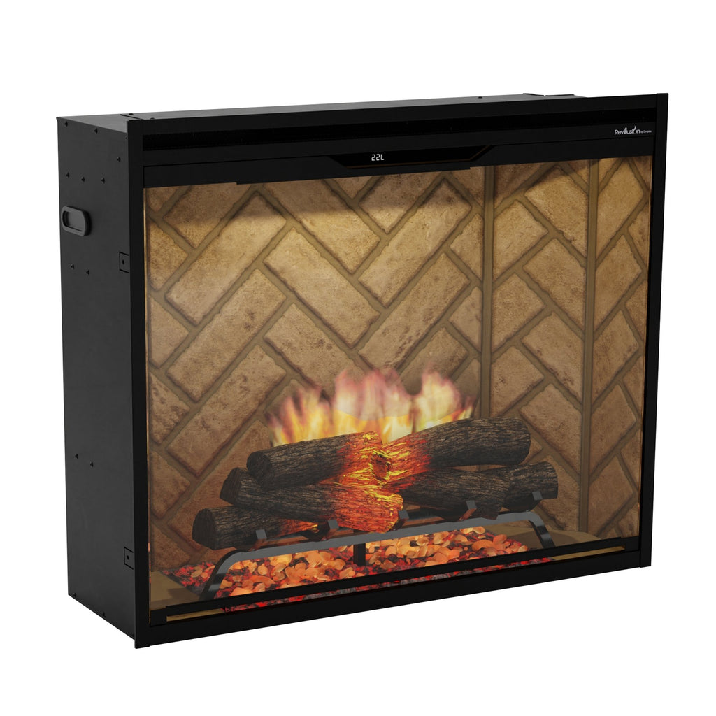 Dimplex Revillusion 36" Portrait Built-in Firebox - Herringbone – The ...