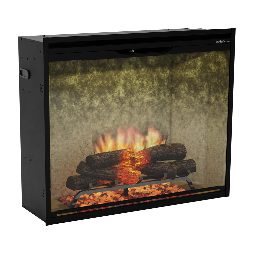 Dimplex Revillusion 36" Portrait Built-in Firebox - Weathered Concrete ...